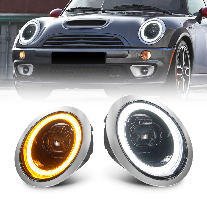 Cooper R50 R53 2001-2007 fanali full led bi led :: Total Tuning Venezia